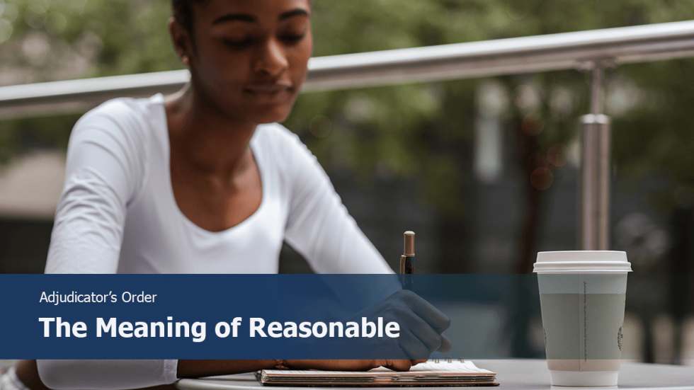 The Meaning of Reasonable - Hartley's Lifestyle Strata Services
