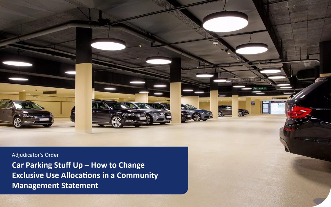 Car Parking Stuff Up – How to Change Exclusive Use Allocations in a ...