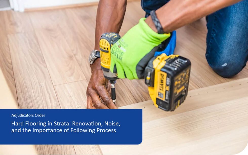 Hard Flooring in Strata: Renovation, Noise, and the Importance of ...